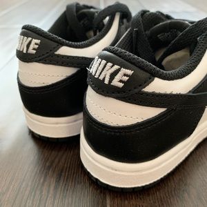 Nike | Shoes | Nike Little Kids Panda Dunk Low White Black 1c Ds | Poshmark